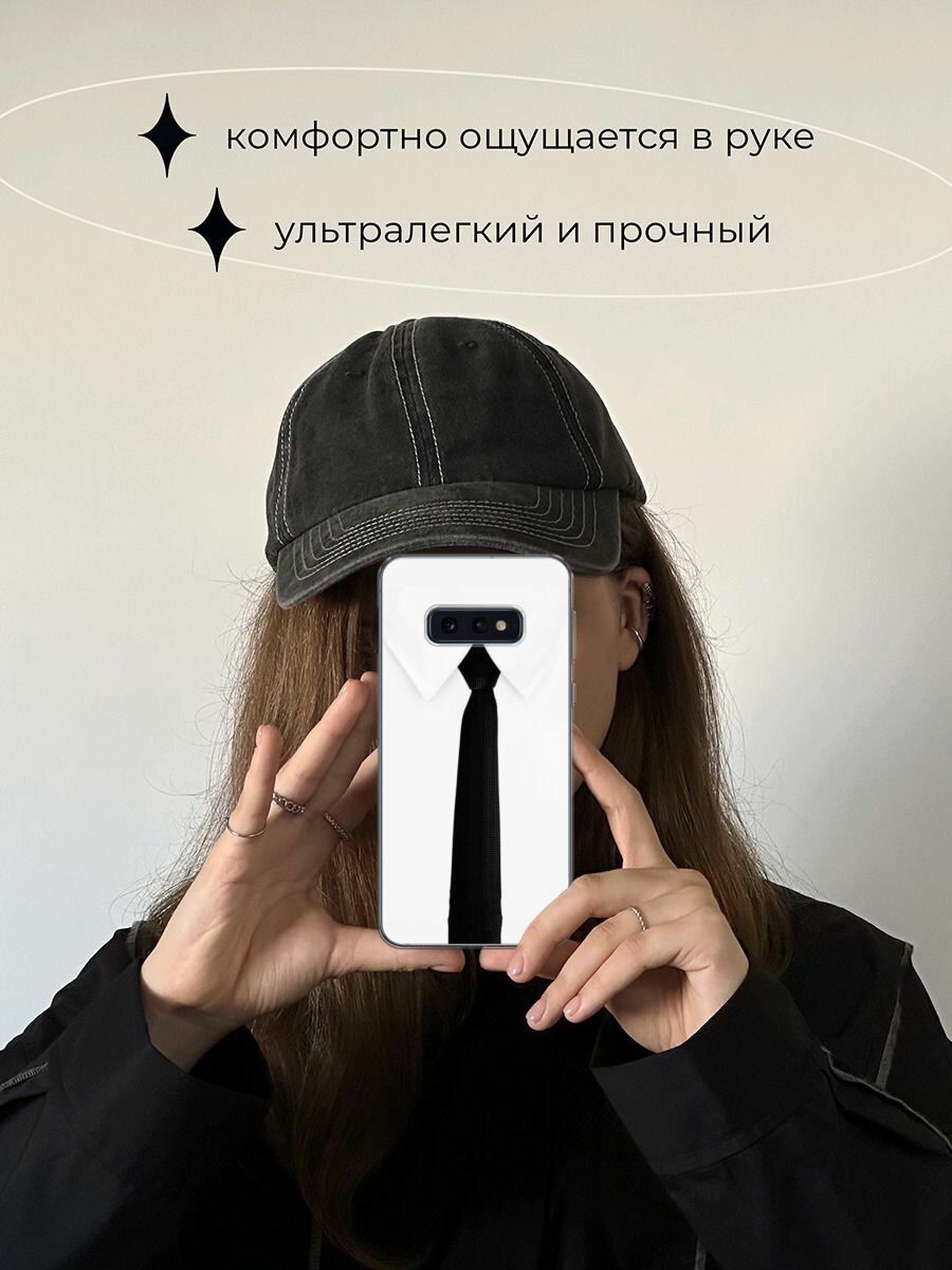 Чехол на Samsung Galaxy S10E / Самсунг Галакси S10E с принтом "Галстук" — фото 1