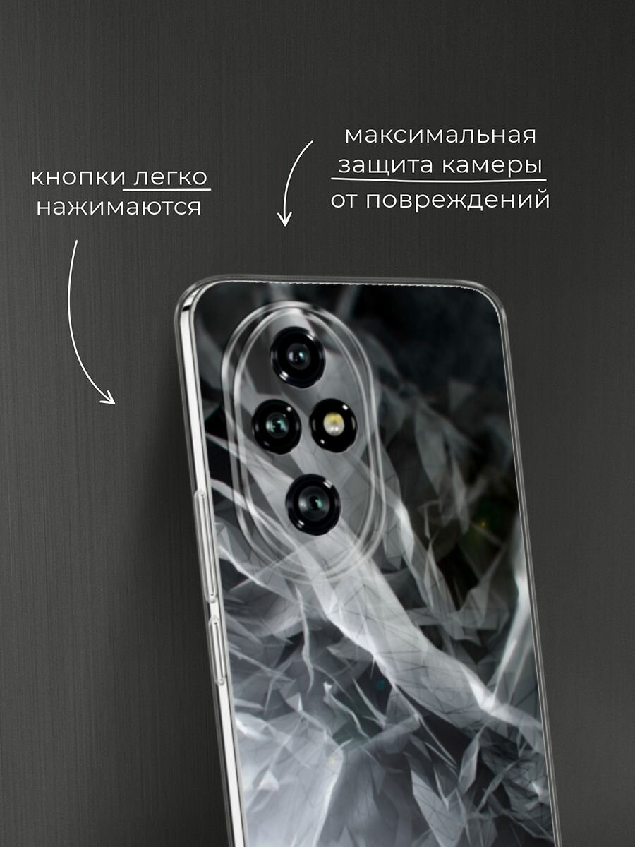 Чехол на Honor 200 Pro / Хонор 200 Про с принтом "Абстракция 9" — фото 1