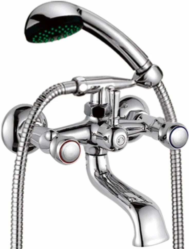 Смеситель для ванны D-Lin D130811 с душевым гарнитуром, хром