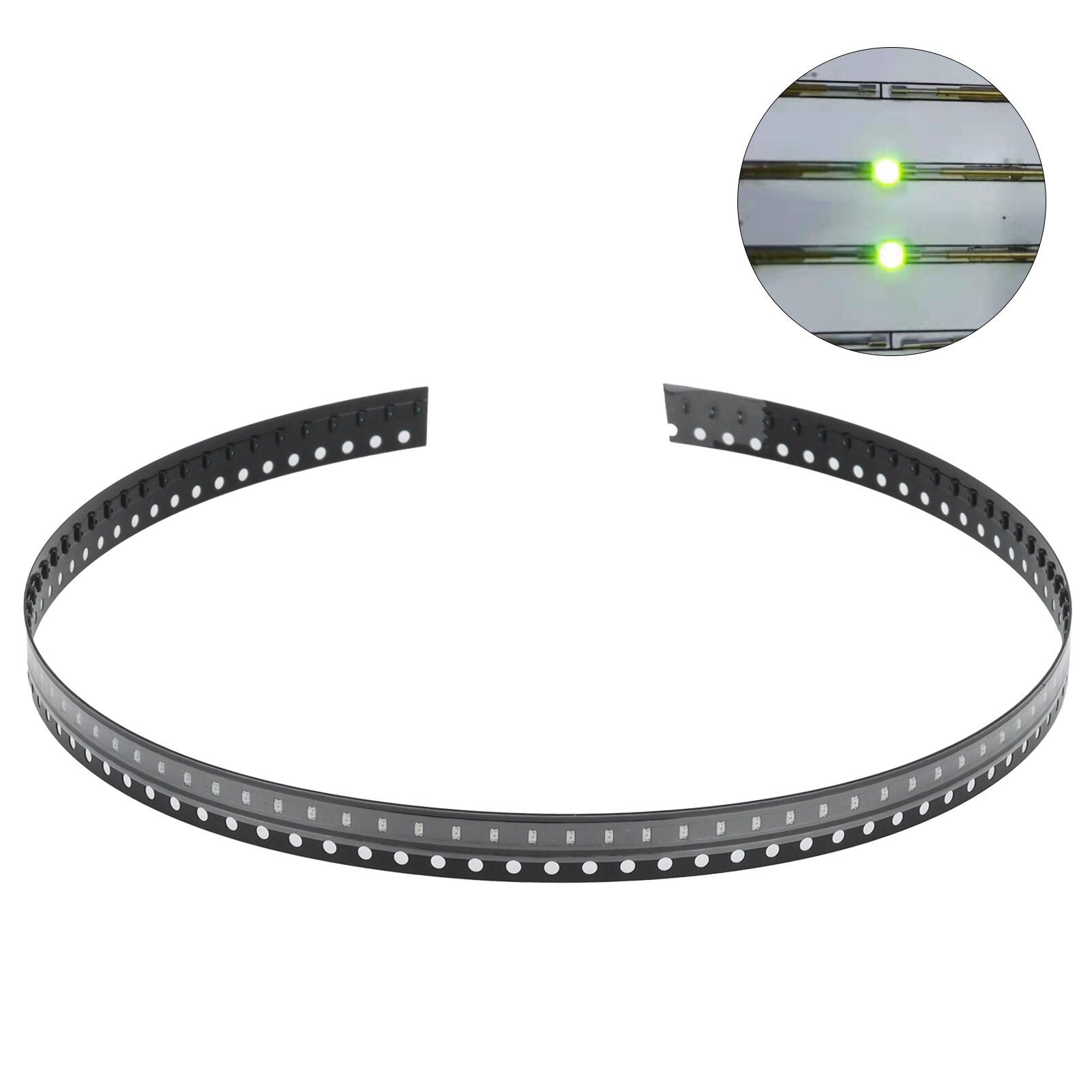 100 шт. SMD светодиодные диоды, электронные компоненты, высокопрочные крошечные низковольтные платы для DIY печатных плат (желто-зеленые)