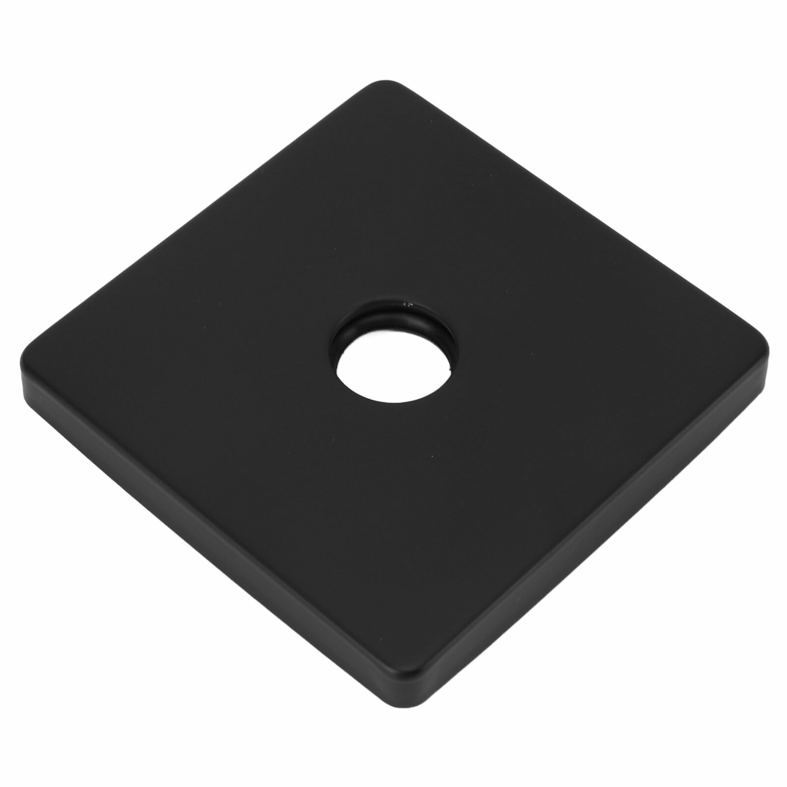 4-дюймовая квадратная крышка для душевой лейки из нержавеющей стали 304, накладка на душевую лейку для фиксированного крана для душа, черный цвет
