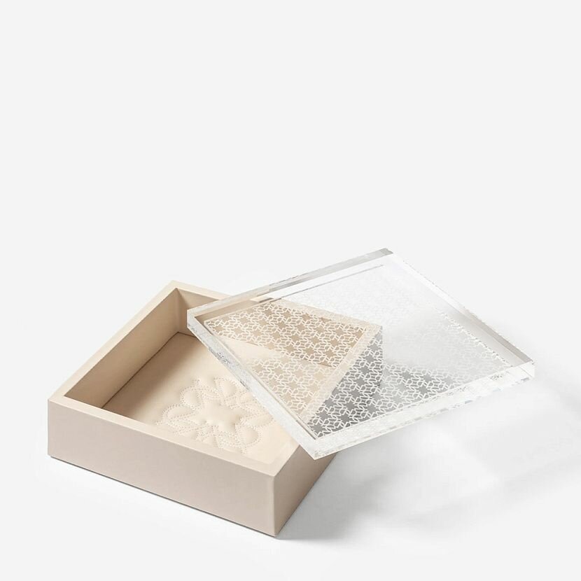 Elie Saab Monogram Square Torrone Шкатулка — фото 1