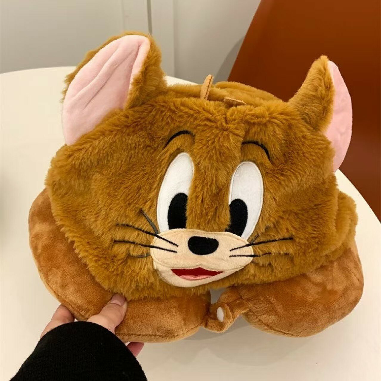 Дорожная подушка MINISO с капюшоном и мультяшным принтом, Neck Pillow, For adult