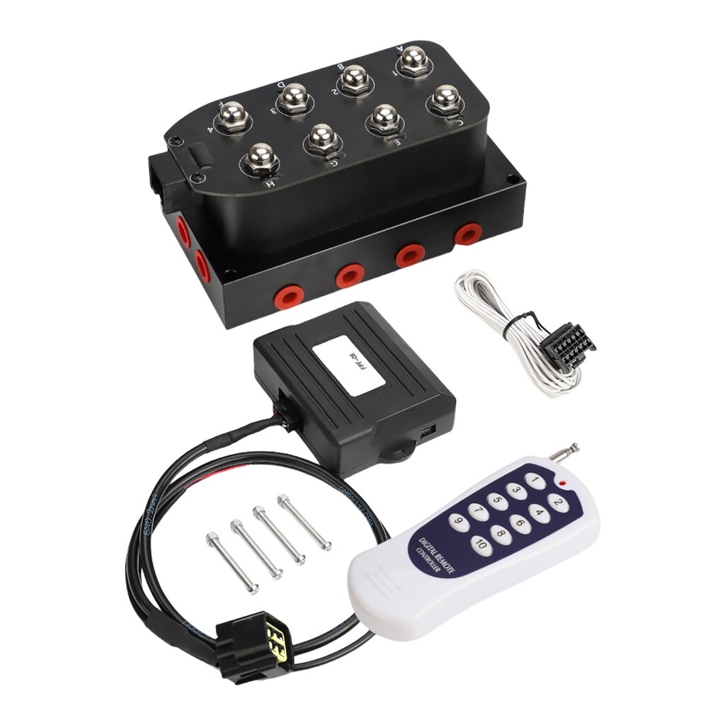 Anti Vibration 8 Valves Air Suspension Manifold Valves for Car Motorcycles Superior Handling Seamless Height Adjustment