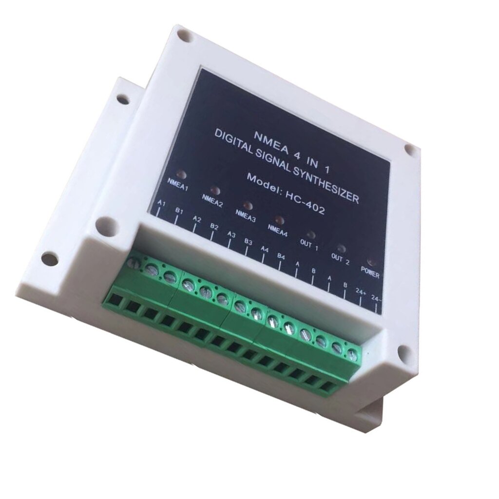 Водонепроницаемый мультиплексор NMEA0183 4 канала входа на один выход с автоматической скоростью передачи данных для морской навигации