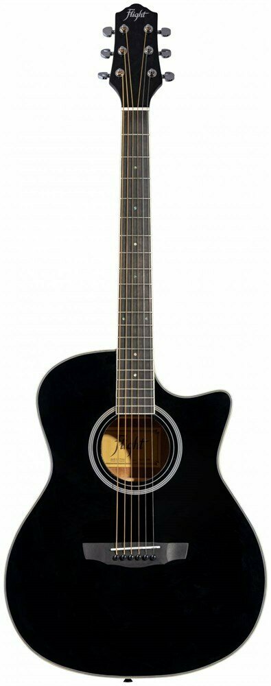 FLIGHT AG-210 С BK - Гитара акустическая шестиструнная