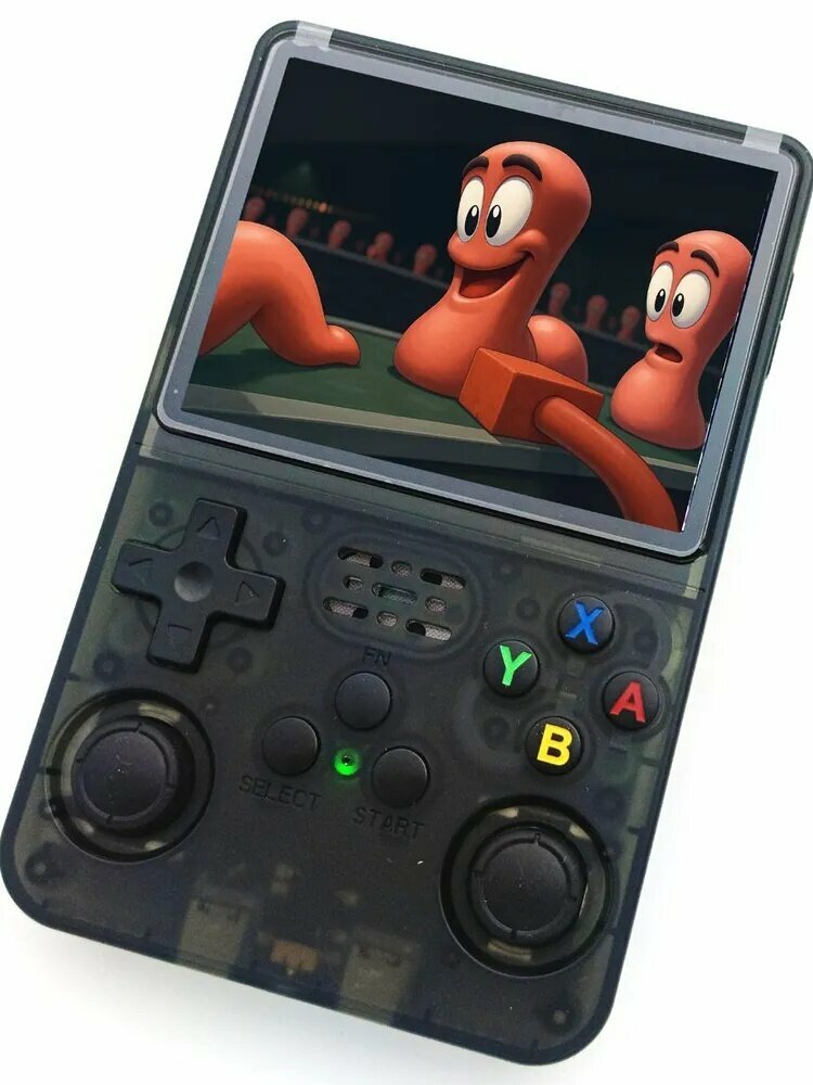 Игровая портативная мини консоль R36S с джойстиками