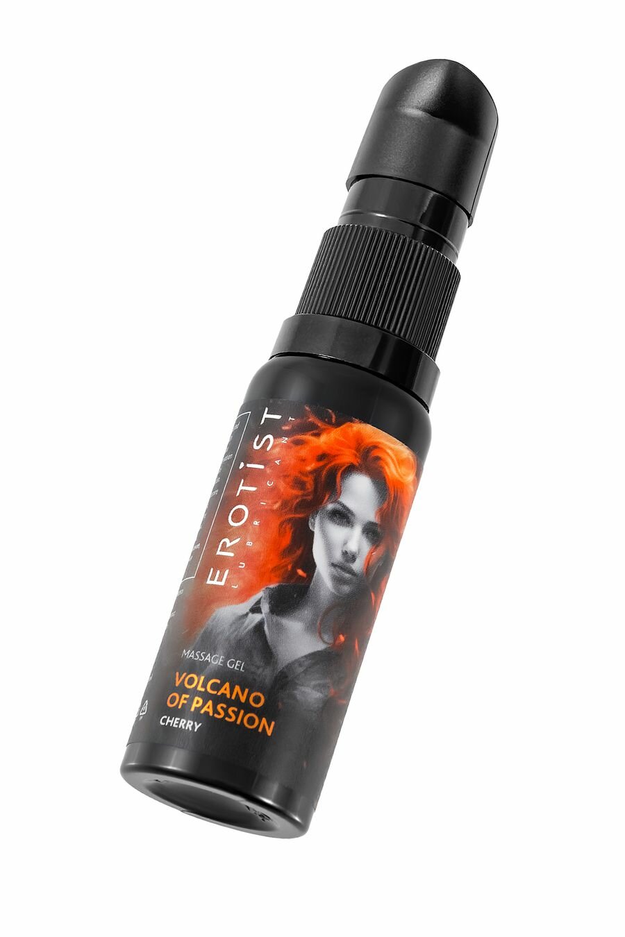 Гель Erotist с эффектом вибрации VOLCANO OF PASSION: CHERRY (со вкусом вишни), 25 мл
