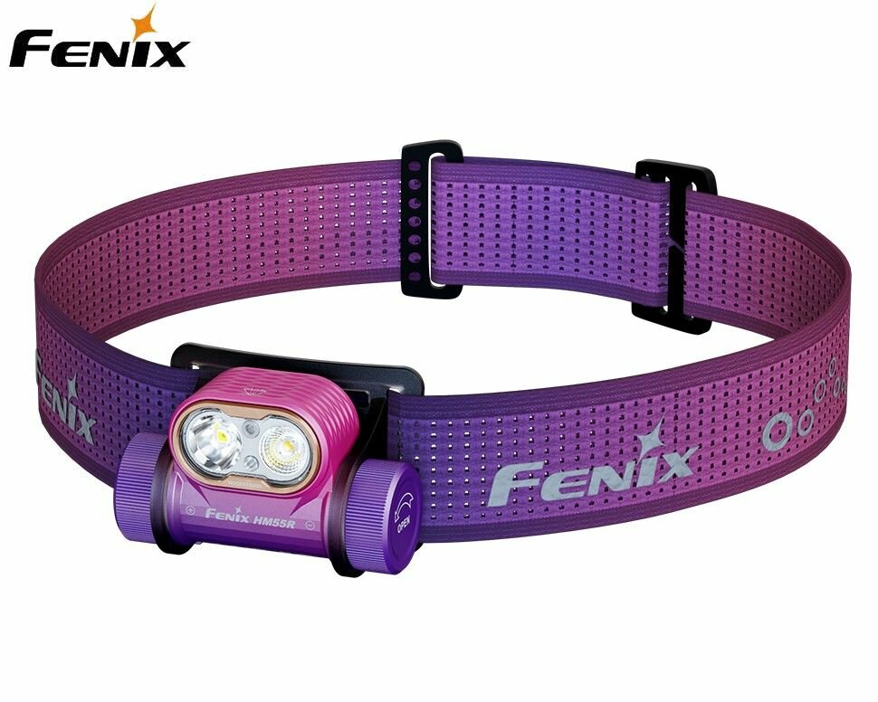 Налобный фонарь Fenix HM55R Nebula, 18350, 175 метров, 1200 люмен (Комплект)