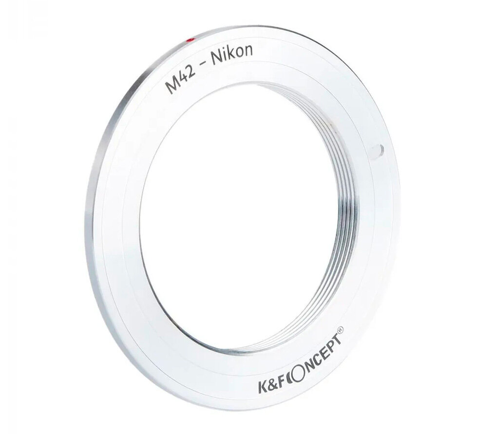 Переходное кольцо K&F Concept M42-NIK, объективы M42 на камеры Nikon F, без линзы