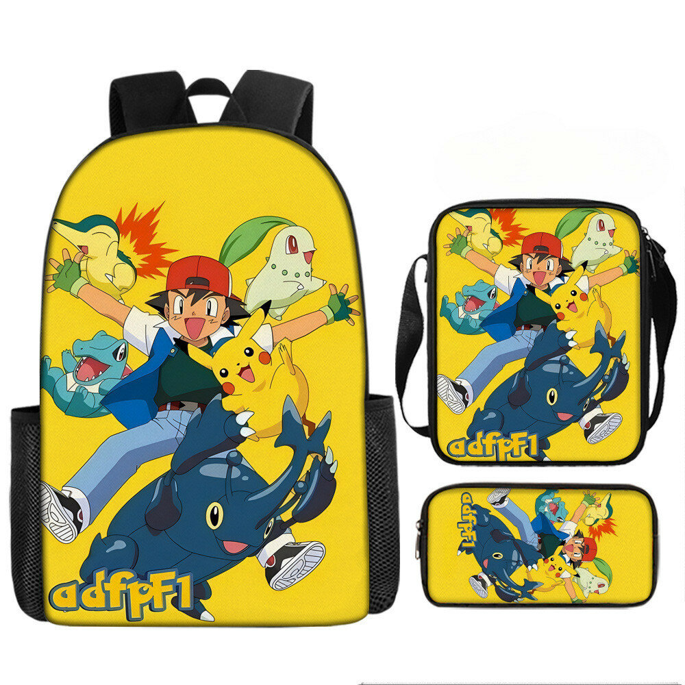 Backpack set waterproof oxford fabric for elementary students