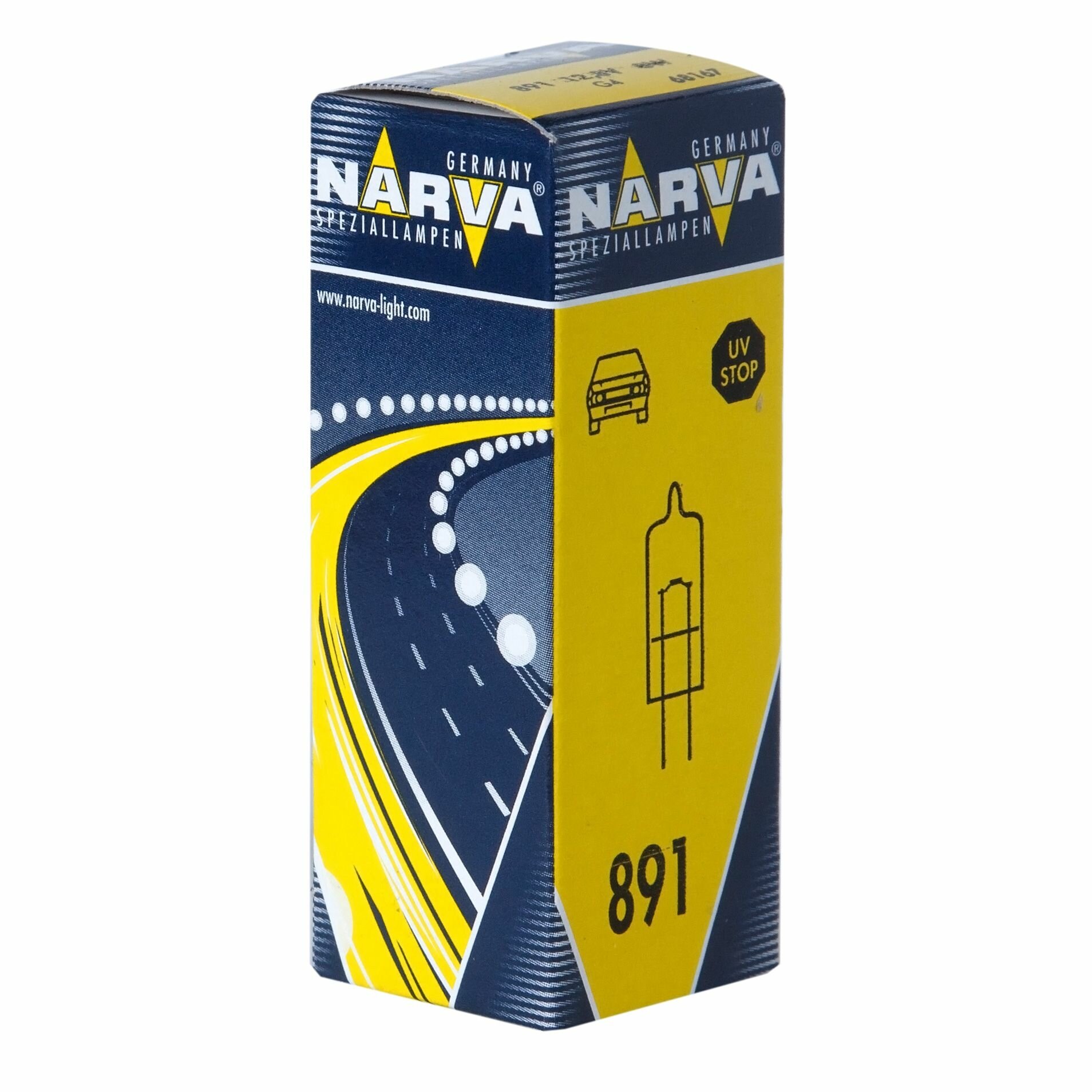 Автолампа №891 8W G4 12V