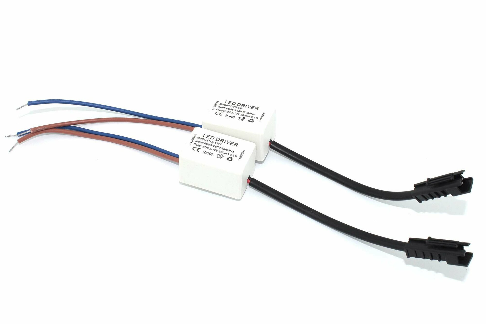 Блок питания для светодиодных светильников 3-12V до 3х ламп по 1W 2 шт.