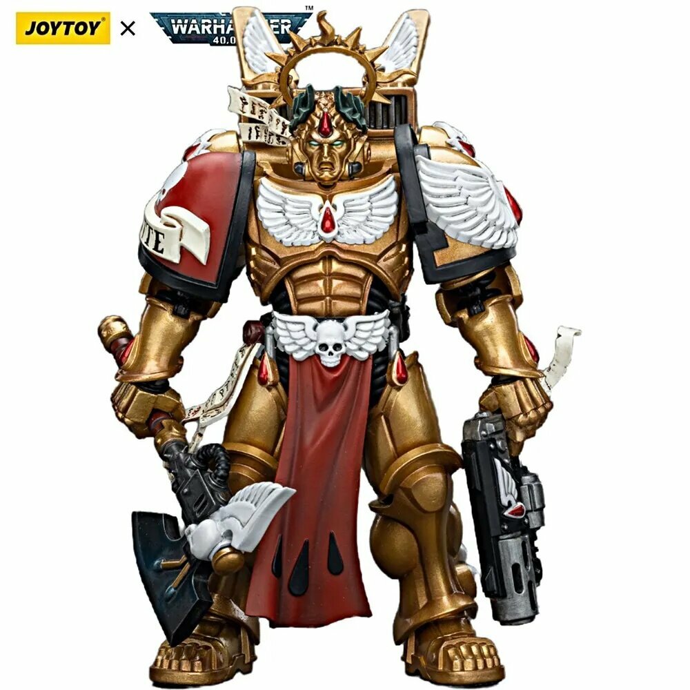 Подвижная фигурка Warhammer 40000 JOYTOY 1/18 Blood Angels Commander Dante