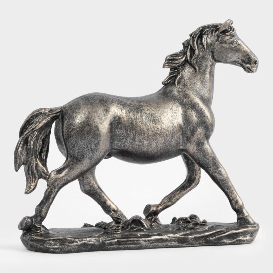 Статуэтка Anna Lafarg Horse Бегущий конь 18 см, полирезин, бронзовый (ANLAF-LY231058)