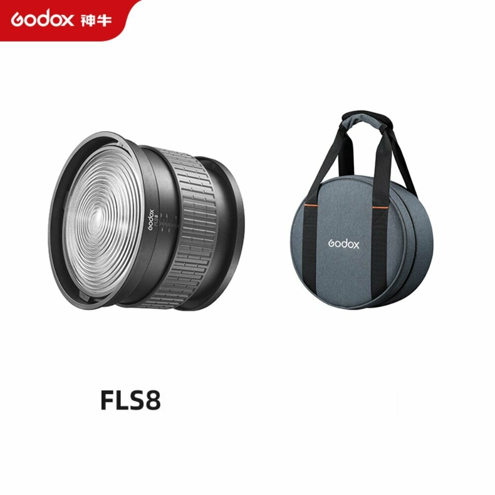 Godox FLS8 FLS10 Fresnel Lens LB-01 LB-02 Barndoor Светодиодная Видеосветка С Креплением Godox Bowens
