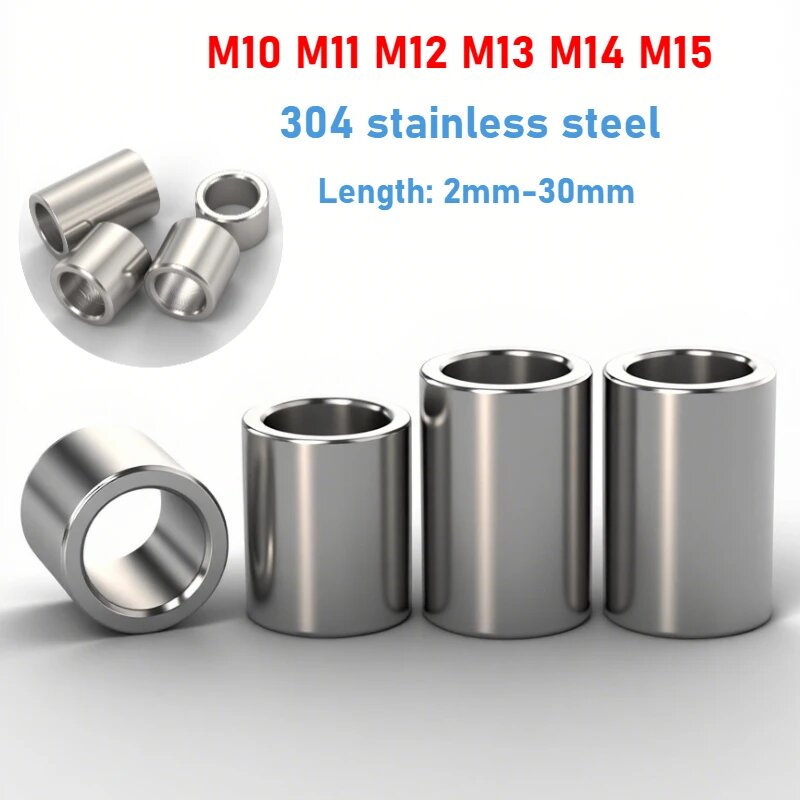 Нерезьбовые втулки из нержавеющей стали 304 M10-M15 2-30мм M10x13x10mm (5pcs)