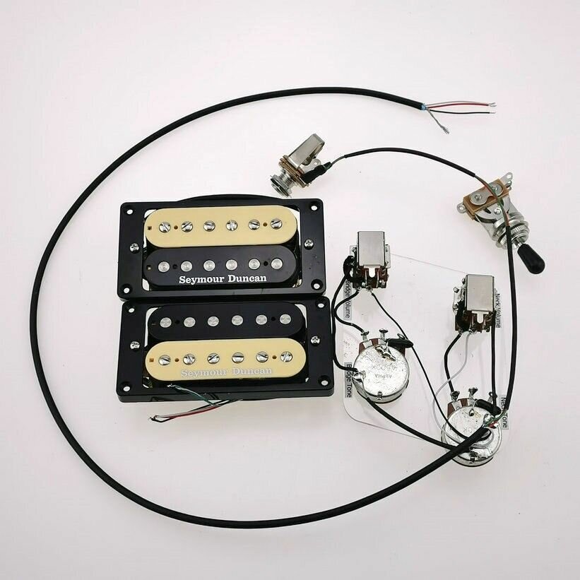 Гитарные пикапы Сеймура Дункана SH1n SH-4 Humbucker Электрогитара Пикапы Zebra 4C с проводным жгутом