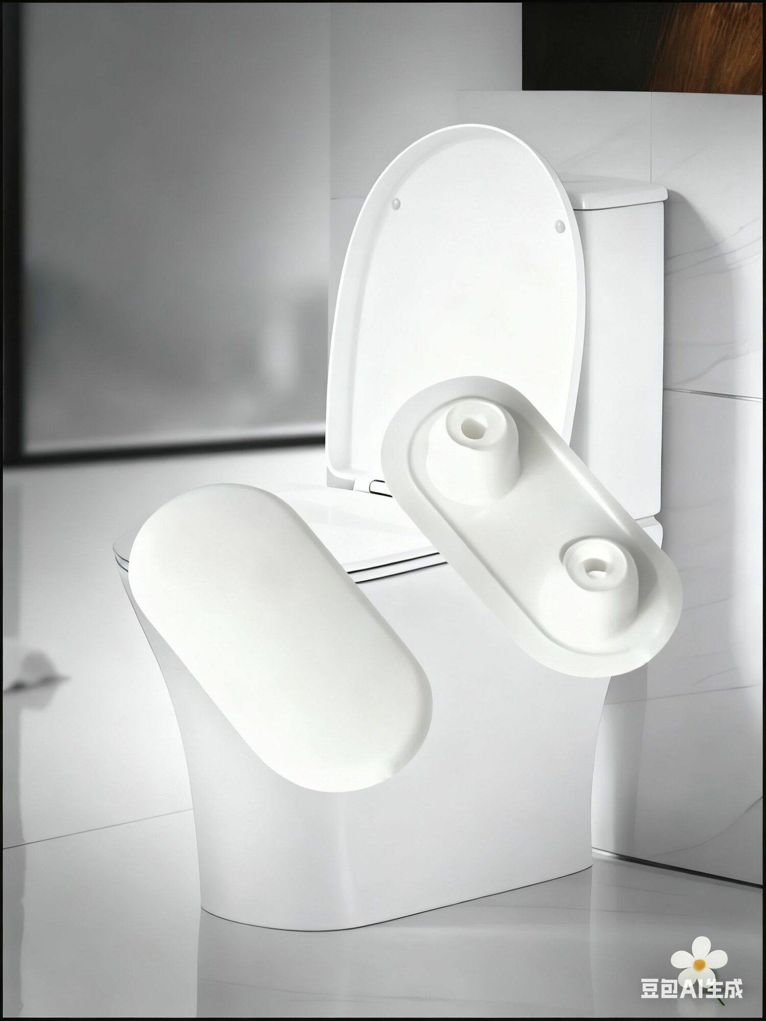 Подушка сиденья унитаза, резиновая прокладка для ремонта и ремонтных принадлежностей, белая