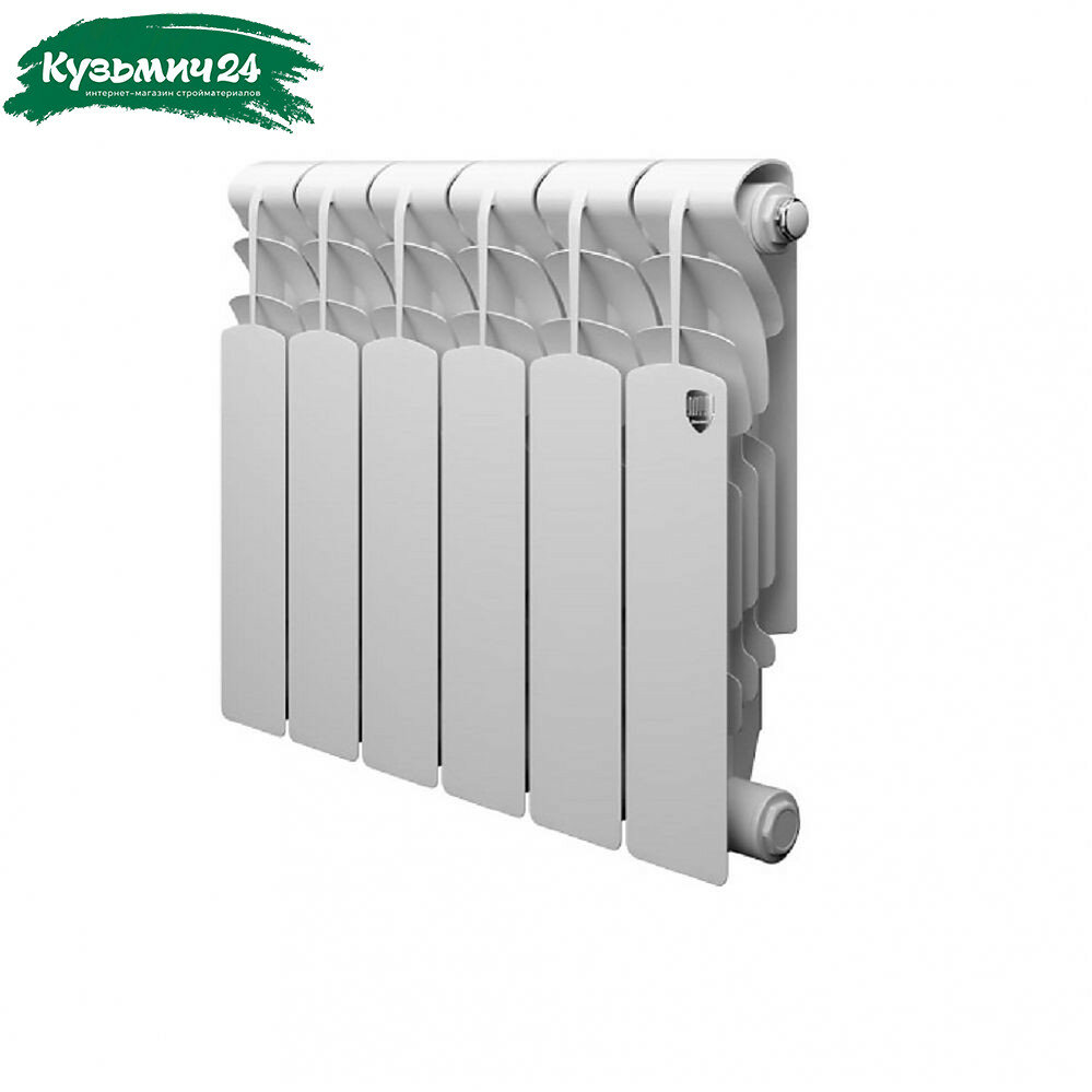 Радиатор секционный Royal Thermo Revolution 350, алюминий, 6 секций