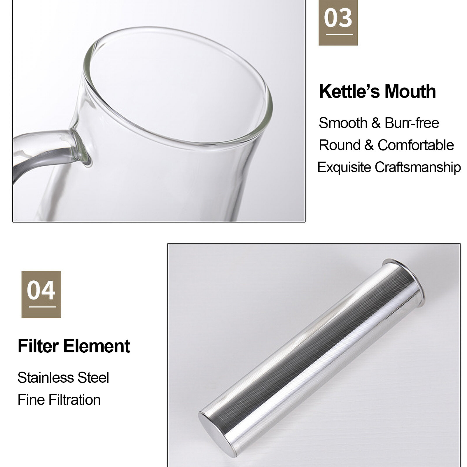 Чайник для холодного заваривания, чайник для холодного заваривания кофе, кофемашина для приготовления холодного кофе, герметичный чайник из нержавеющей стали для заваривания холодного кофе