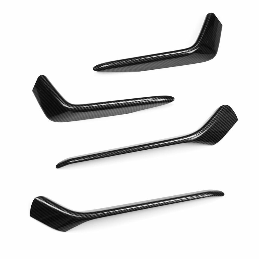 Противотуманные Фары ABS Из Углеродного Волокна Спереди + Сзади Для Honda Civic Hatch 2020 2021