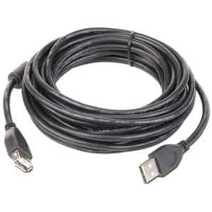 CCP-USB2-AMAF-15C Кабель-удлинитель USB2.0 Cablexpert CCP-USB2-AMAF-15C, AM/AF, двойн. экран, Pro, 4.5м, черн, пакет