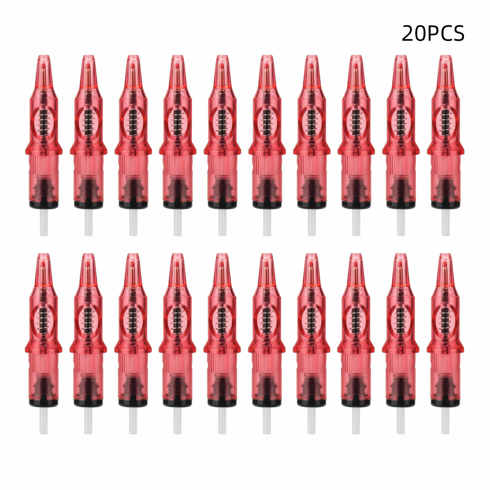 Картриджи для татуировок шариковой ручки с мембраной 20 штук Картриджи для татуировок ученика с шариковой точкой для ручки для татуировки Пунктир Рисование Практика на бумагах для новичков и художников