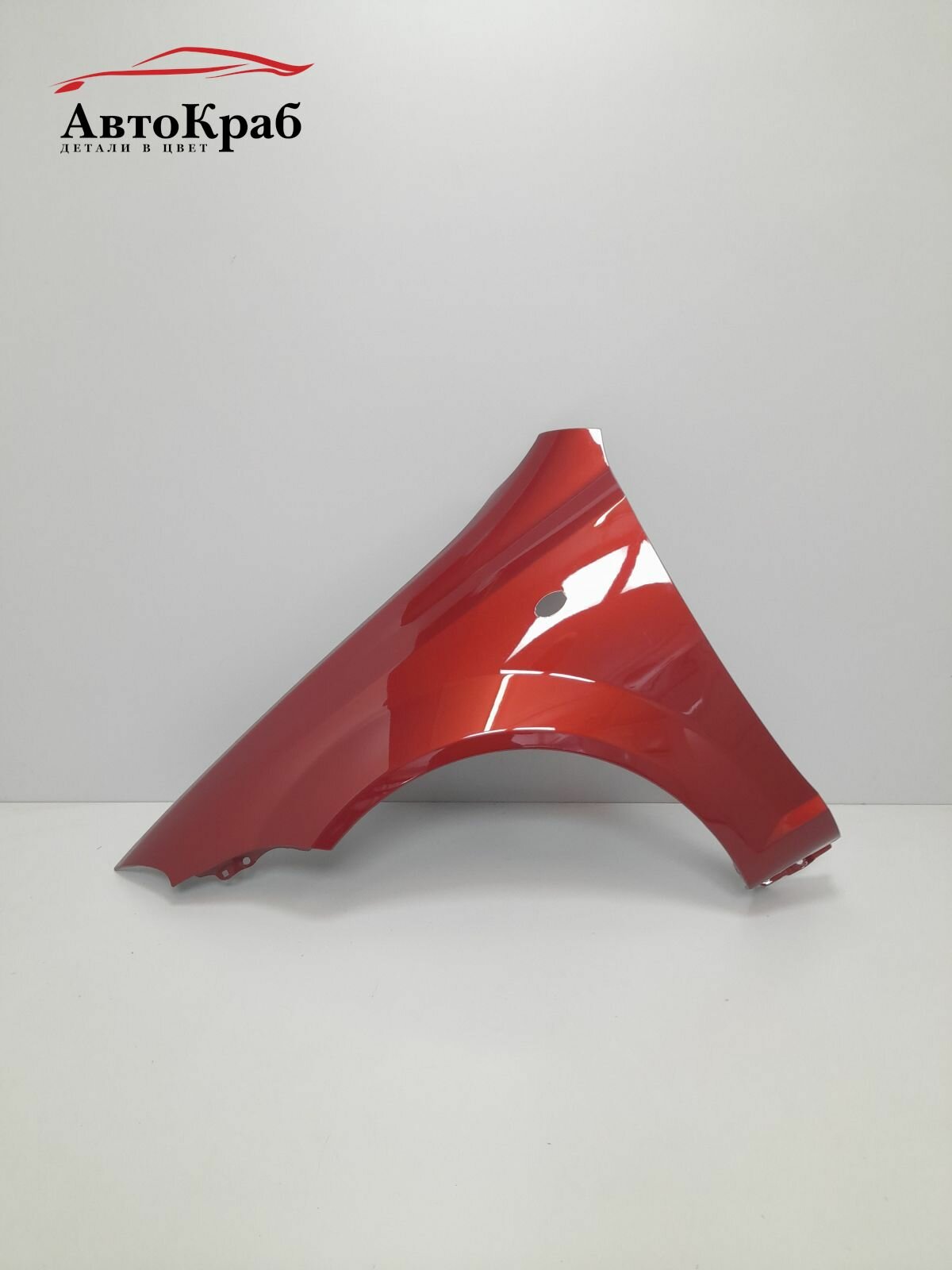 Крыло переднее левое хэтчбек в цвет для Шевроле Лачетти I (2004 — 2013) 70u - красный металлик