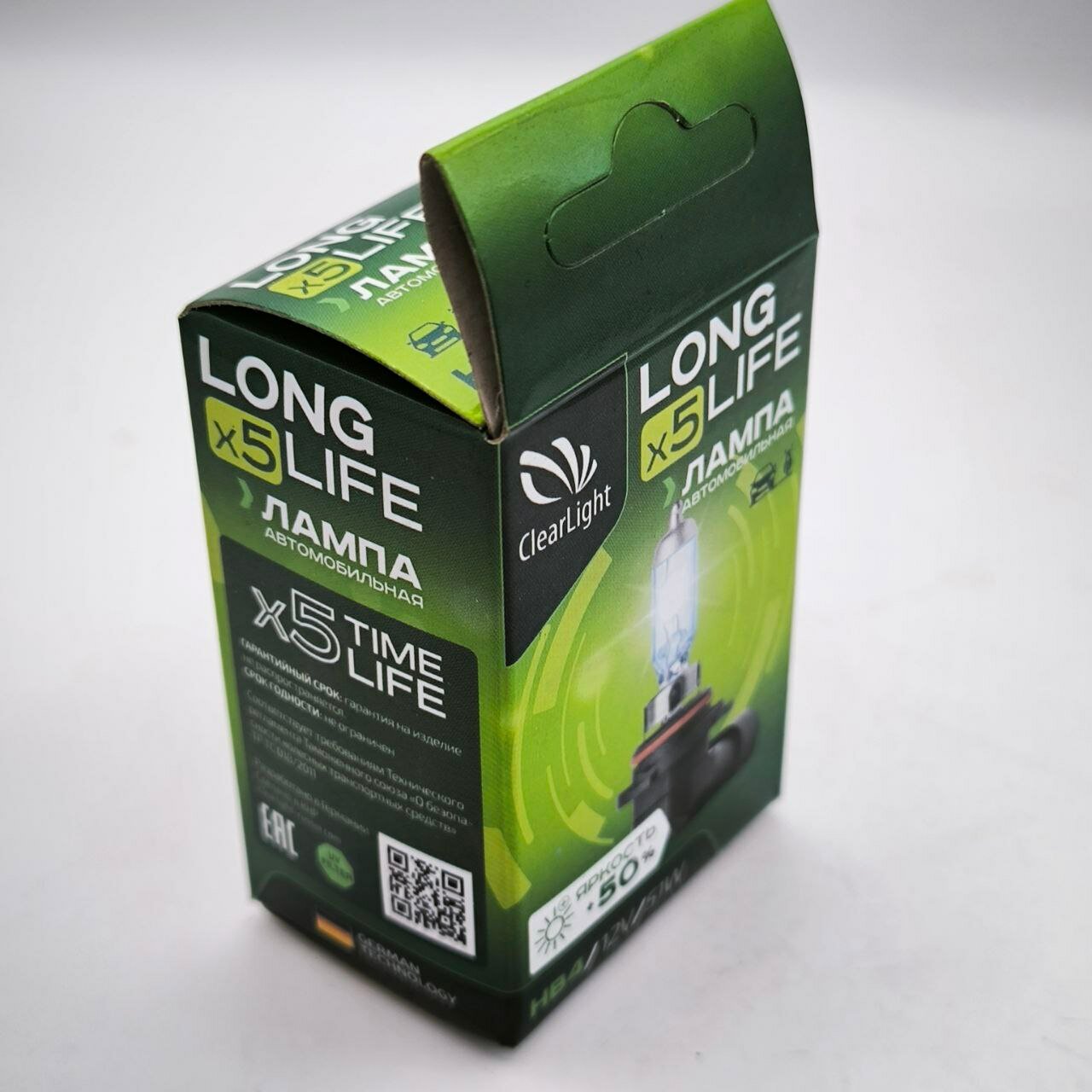 Лампа 12V HB4 55W P22d CLEARLIGHT (ML9006LL)