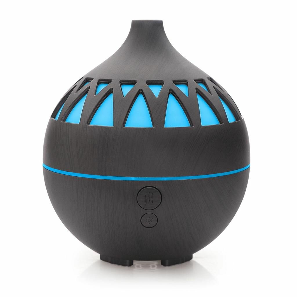 Деревянный ультразвуковой увлажнитель воздуха с диффузором для эфирных масел, Глубокая зернистость древесины