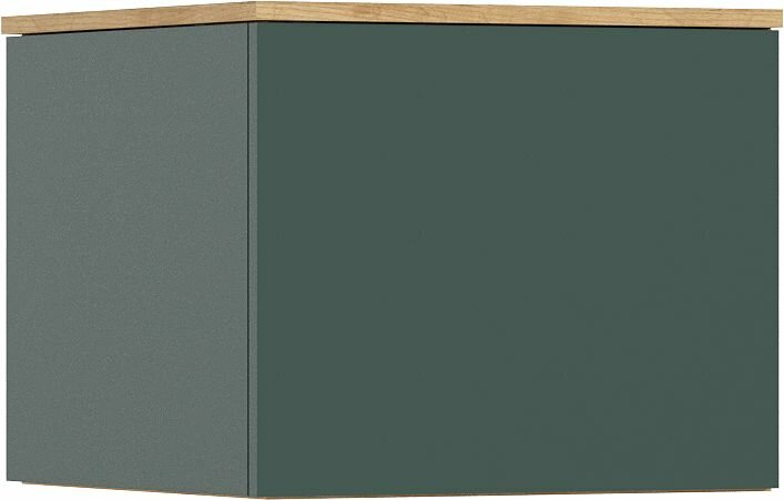 Антресоль Норд к угловому пеналу 510х418х510 (Изумрудный/Дуб крафт) МИФ