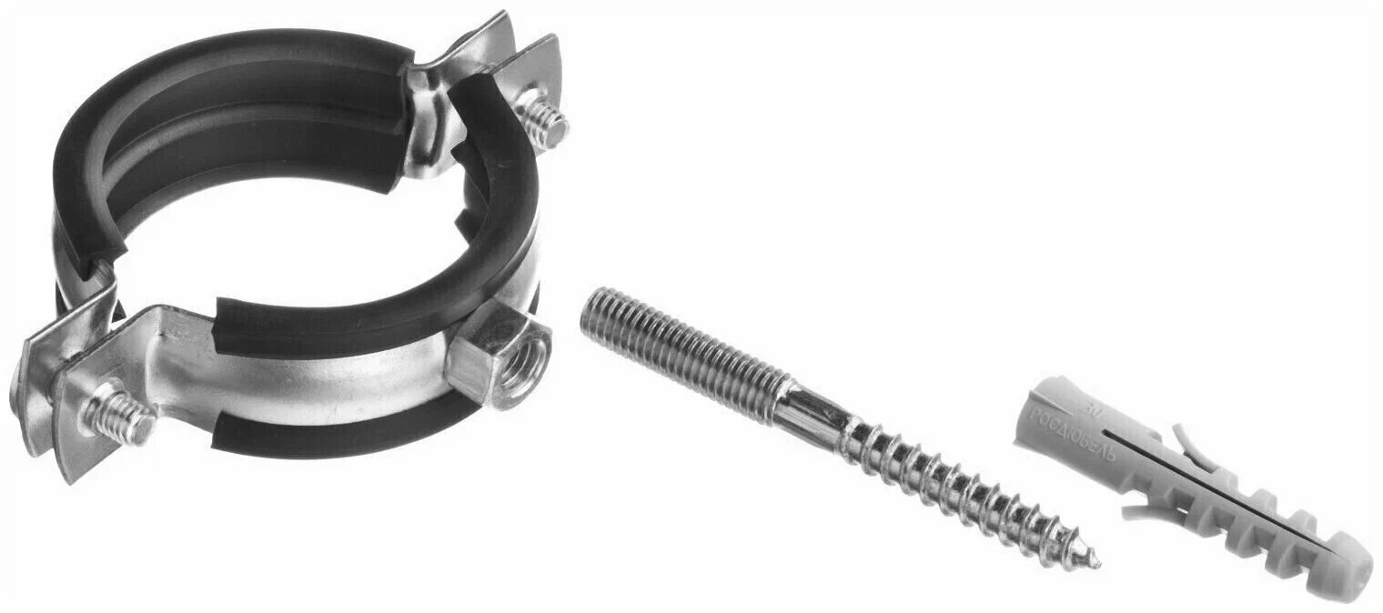 Хомут трубный шпилька, дюбель 16-20 мм 3/8 "МастерБолтиков" (1 шт)