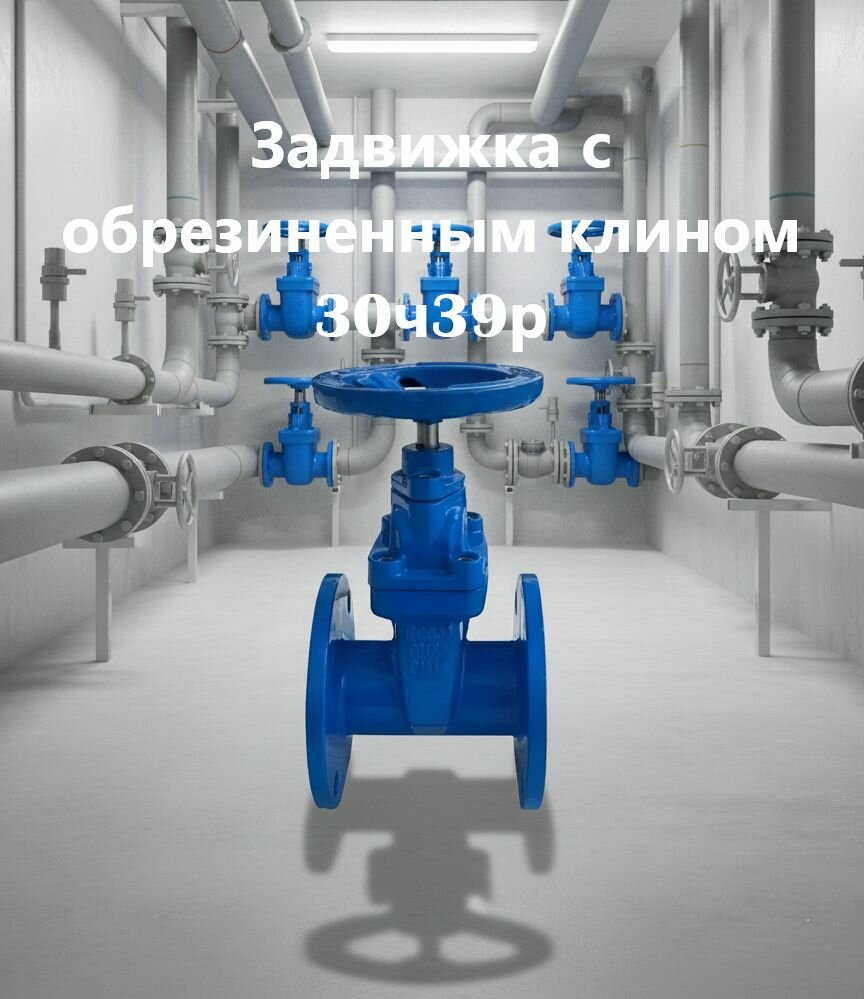 Задвижка чугунная 30ч39р аналог МЗВ Ду100 Ру16 XK