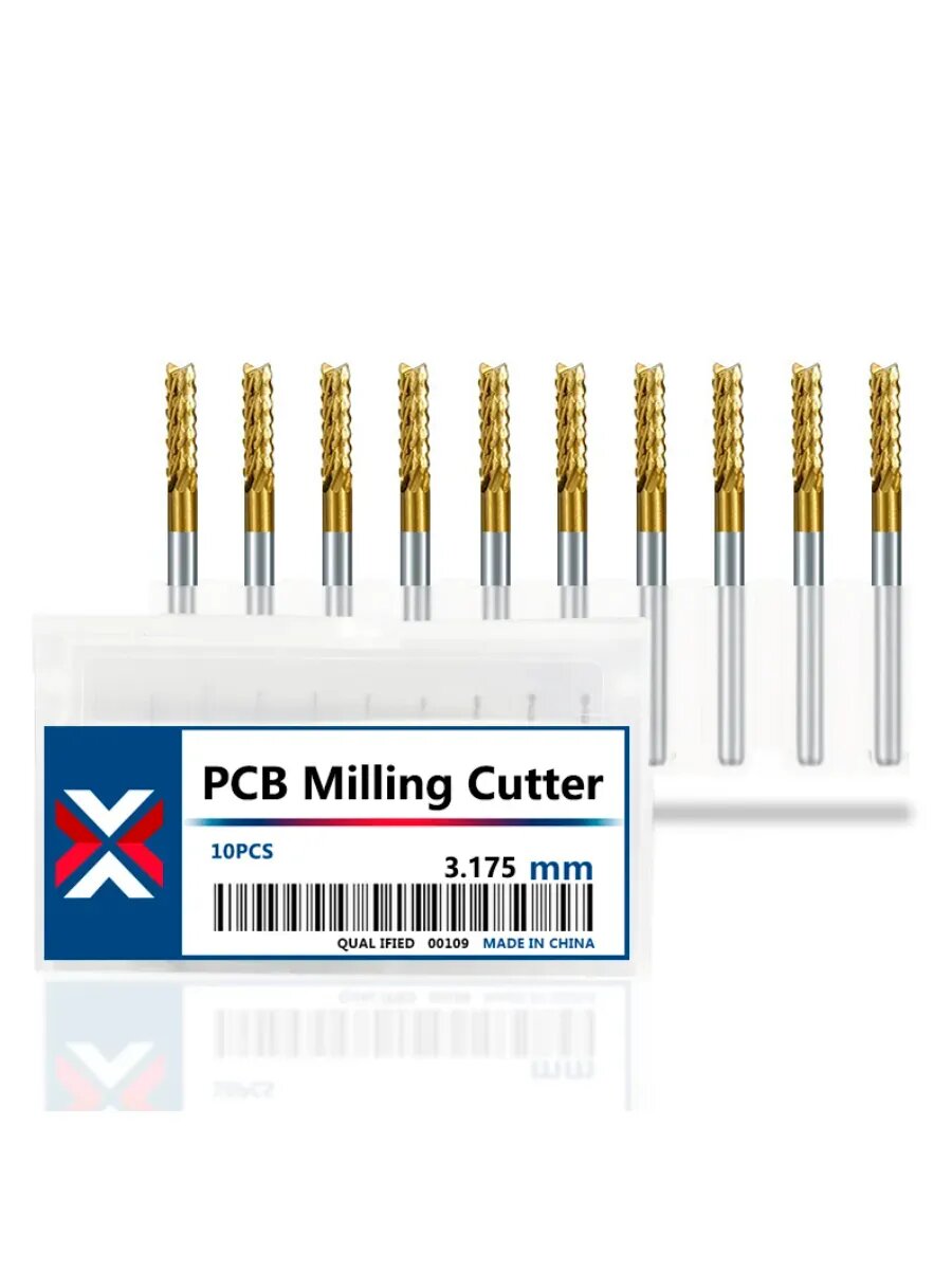 Набор фрез рашпильных кукуруза по дереву 1,5 мм, 10 шт.