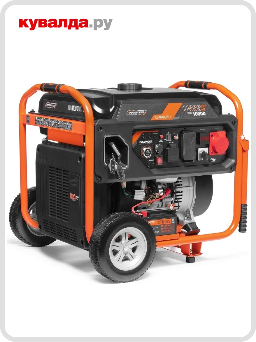 Генератор бензиновый DAEWOO GDA 11000 DPEi-3 DUAL POWER инверторный