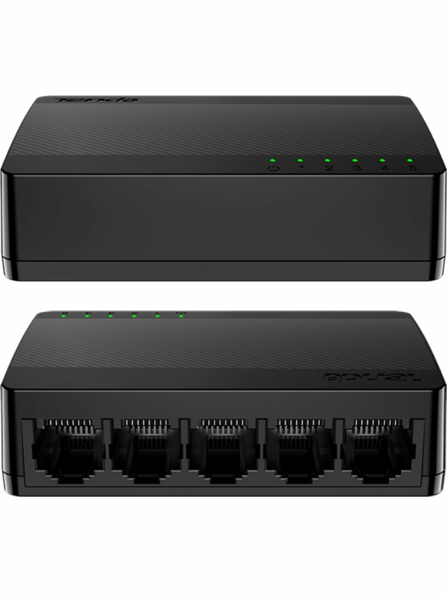 Tenda SG105 - гигабитный коммутатор сетевой 5 портовый, неуправляемый, 10/100/1000 Мбит/сек