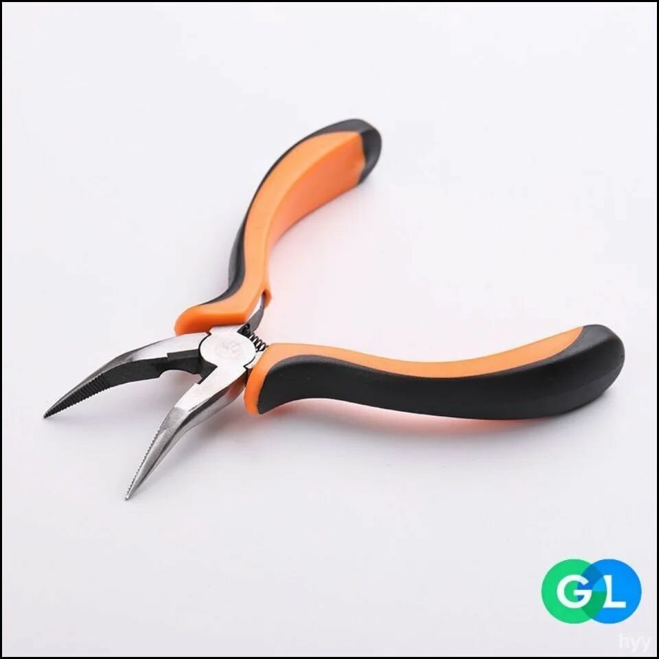 Тонкогубцы с изогнутыми губками 130мм диэлектрические , Утконосы