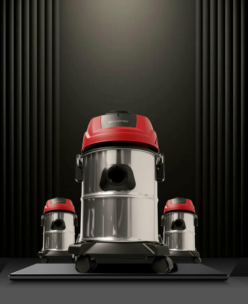 Пылесос от VoltZone, сухая уборка, реверсивная тяга, контейнер 15л, 2200Вт