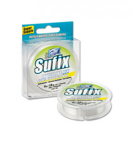 Леска зимняя SUFIX Invisiline Ice Fluorocarbon (DS1IN020024A5C (50 м 0,18мм))