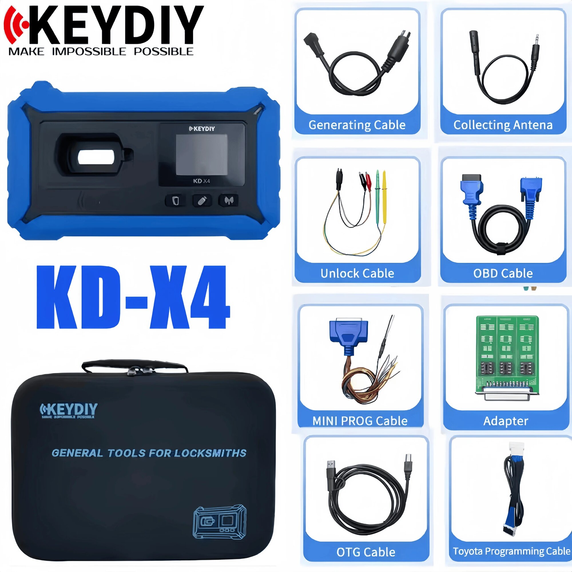 KEYDIY KD-X4 Программатор ключей, только KD-X4
