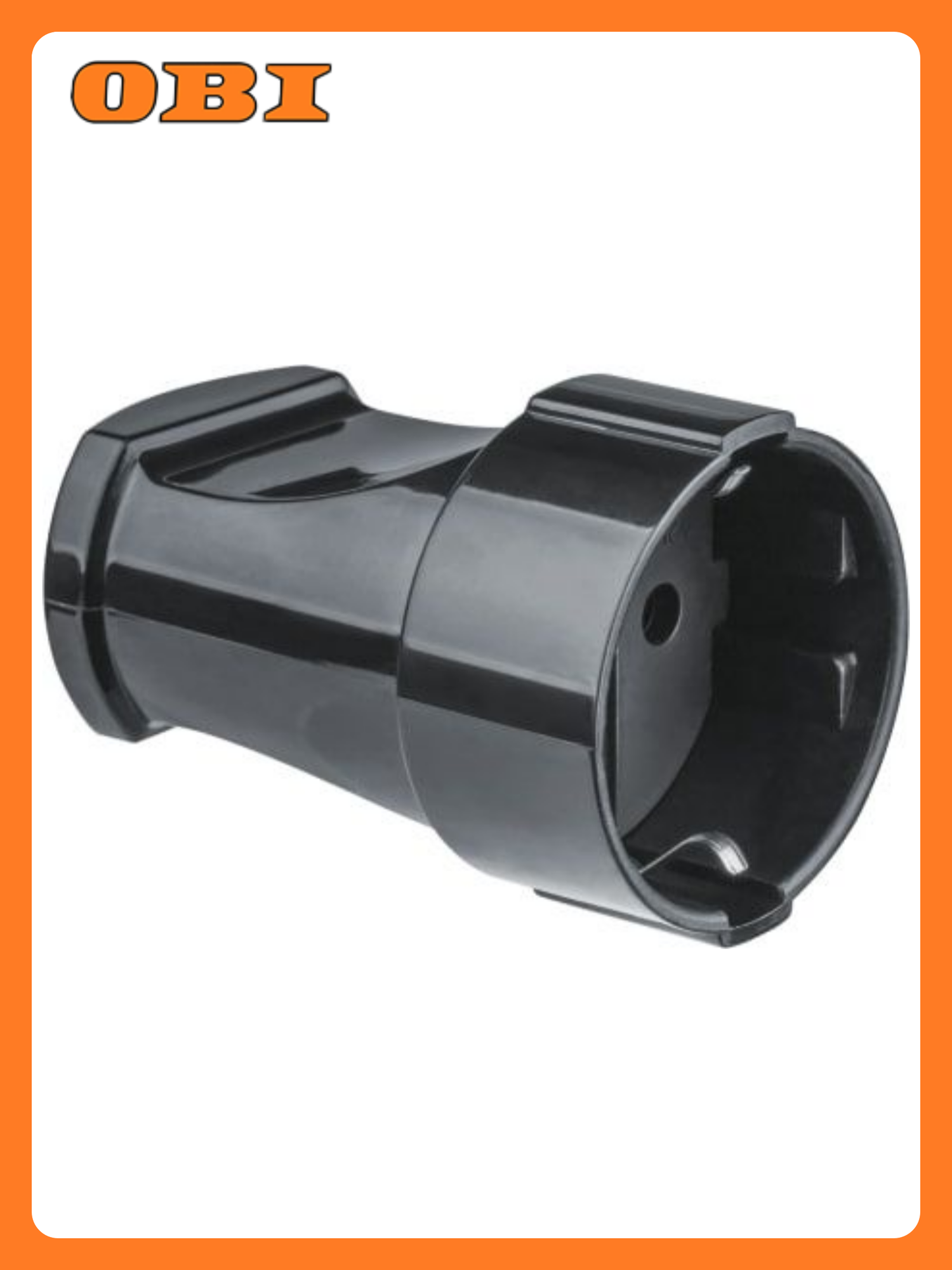 Розетка переносная NAVIGATOR с/з черная 8.2Х5.1