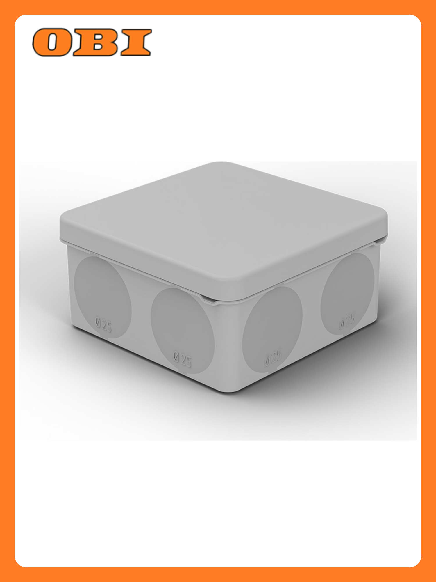 Коробка распаячная для прямого монтажа REXANT ОУ, HF, 100х100х50 мм IP67