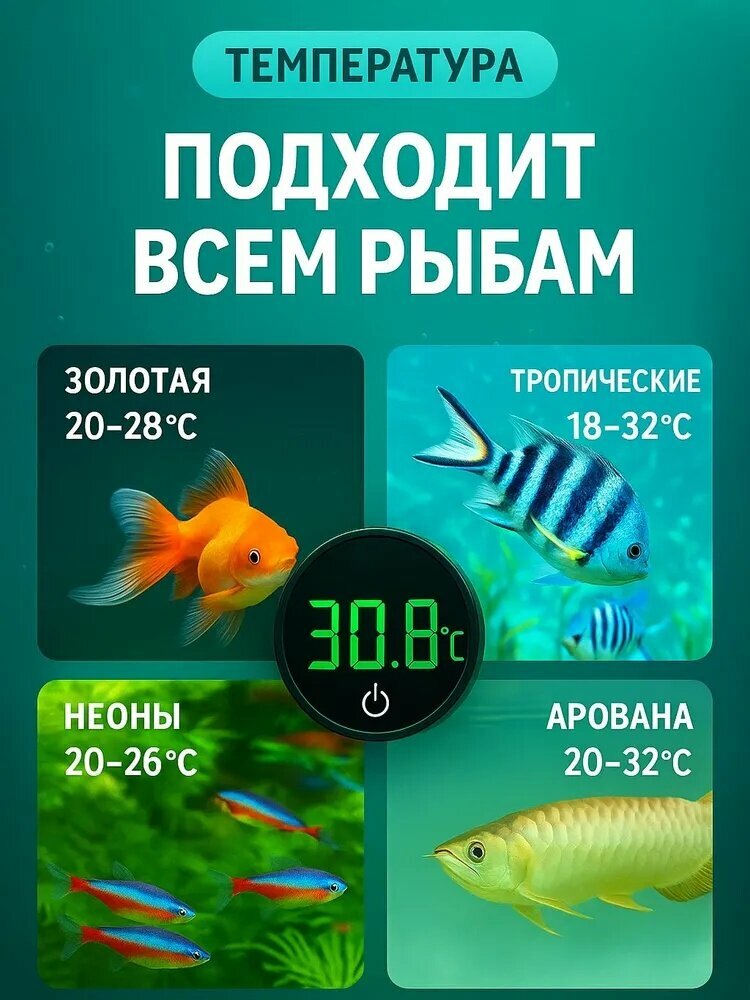 Термометр для аквариума — фото 1