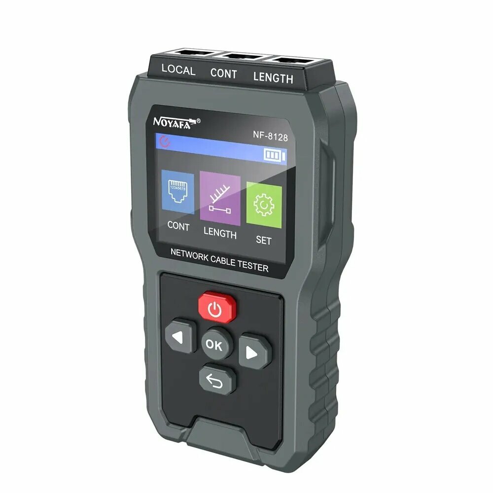 NOYAFA NF-8128 Lan Tester Сетевой Кабельный Тестер Прочный TDC 350 М Быстрый Сетевой Перезаряжаемый Инструмент RJ45 Cat6