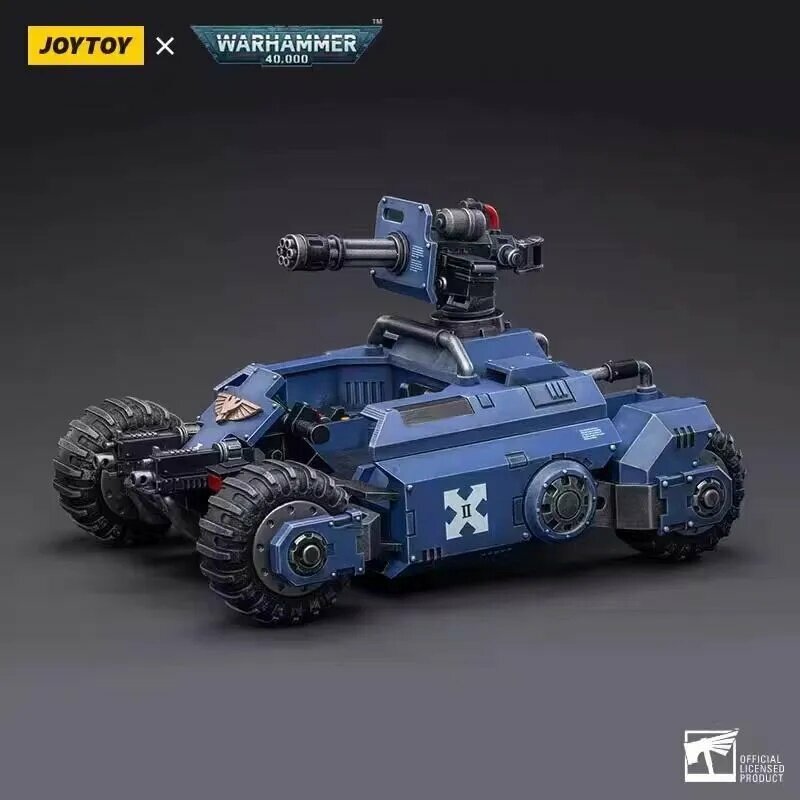 Подвижная фигурка JOYTOY Warhammer 40K 1/18 Action Figures Ultramarines Primaris Invader ATV