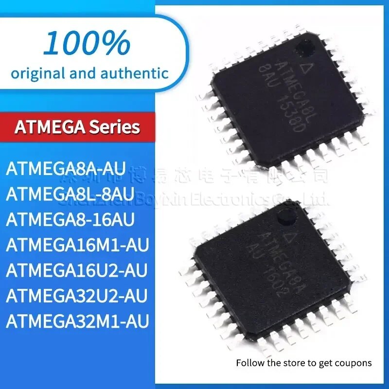 ATMEGA8A-AU микроконтроллер
