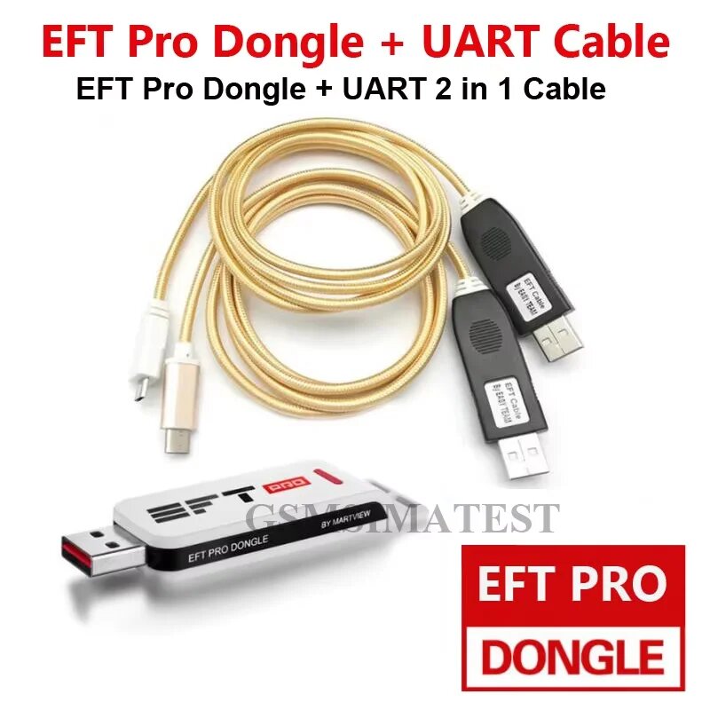 EASY FIRMWARE TEMA / EFT PRO Dongle + кабель UART 2 в 1, новый