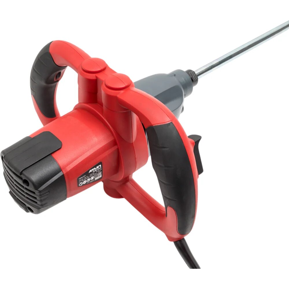 Миксер ATLET PHM160G, для приготовления строительных растворов, профессиональный электромиксер с блокировкой шпинделя — фото 1