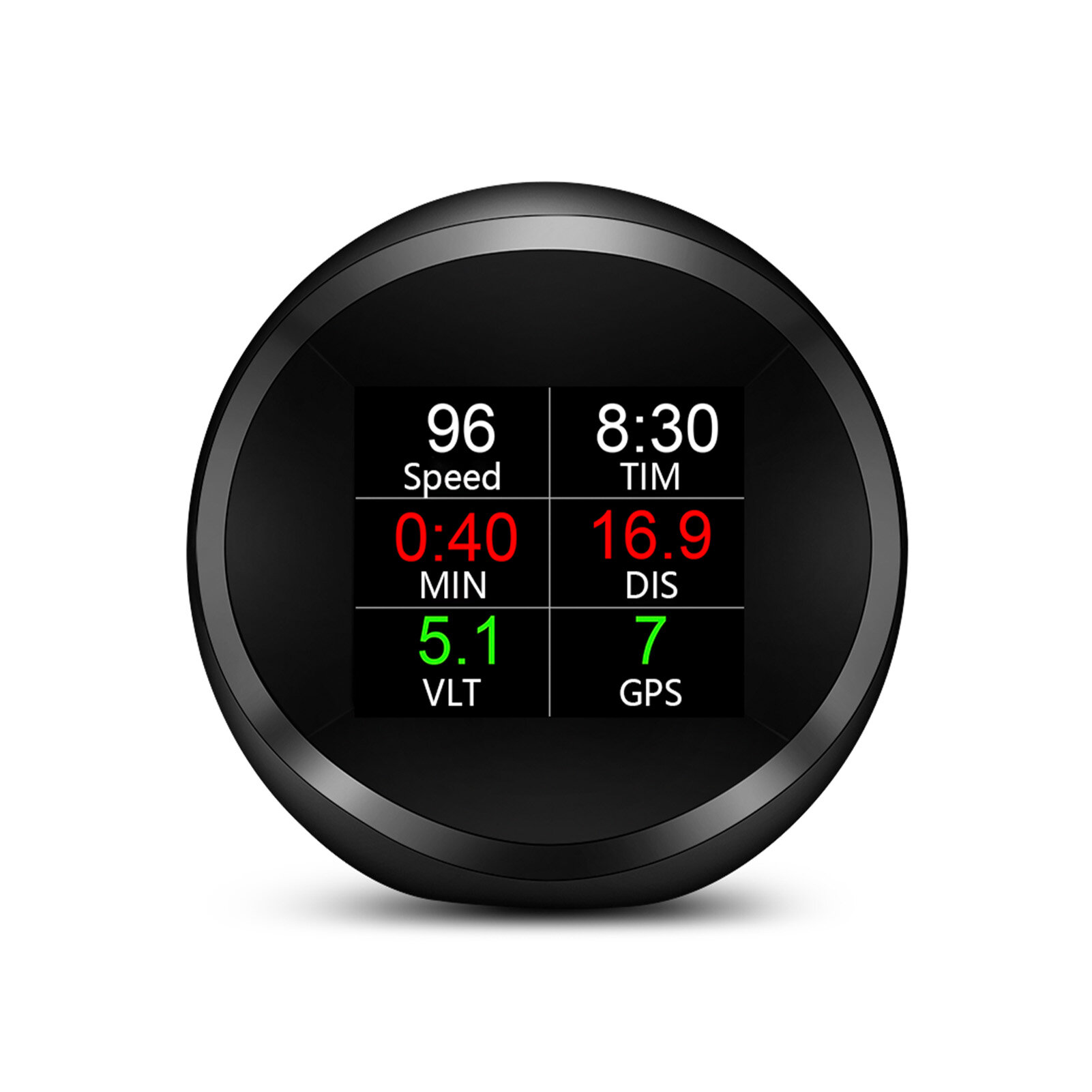 GPS Speed Slope Meter, Digital Inclinometer Level & Angle Gauge, Head Up Display Speedometer, Bevel Tilt Gauges для автомобилей DC5-18V, модель GP11, черный цвет, материал ABS + PC, экран LCD 1.8 дюйма, размер продукта 6.55*6.5*6.3см, вес упаковки 140г,